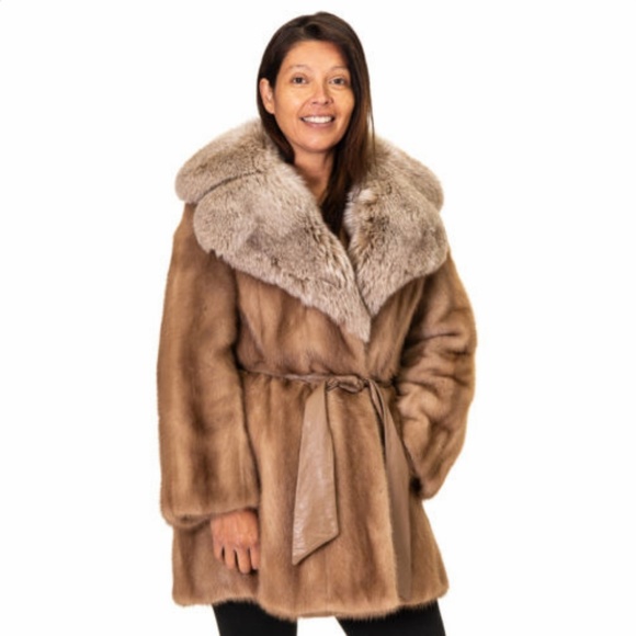 A.J. Ugent Furs | Jackets & Coats | Clearance Emba Mink Fur Jacket With ...